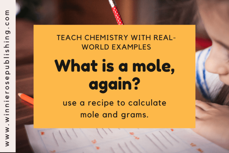Why are Real-world Examples of Moles and Grams Best for Learning ...