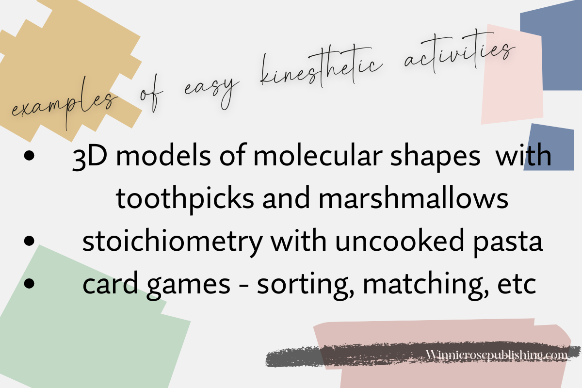 How to Increase Kinesthetic Activities in your Chemistry Classroom ...